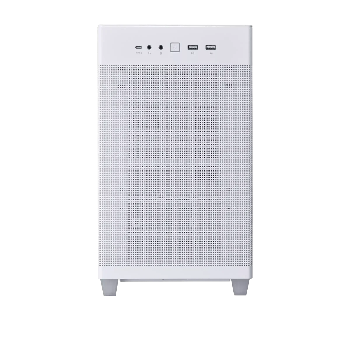 كيس ASUS Prime AP201 MicroATX MESH أبيض - كلش زين