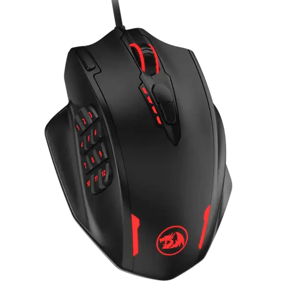 ماوس Redragon M908 IMPACT MMO Gaming Mouse 12,400 DPI - كلش زين