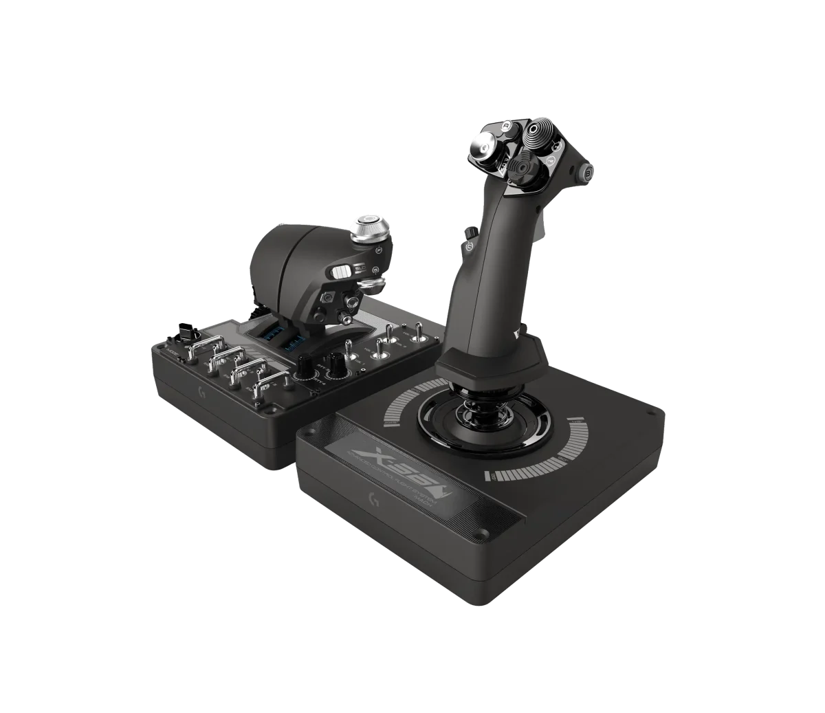 وحدة تحكم جوستيك Logitech G X56 VR Simulator Compatible HOTAS Joystick ...